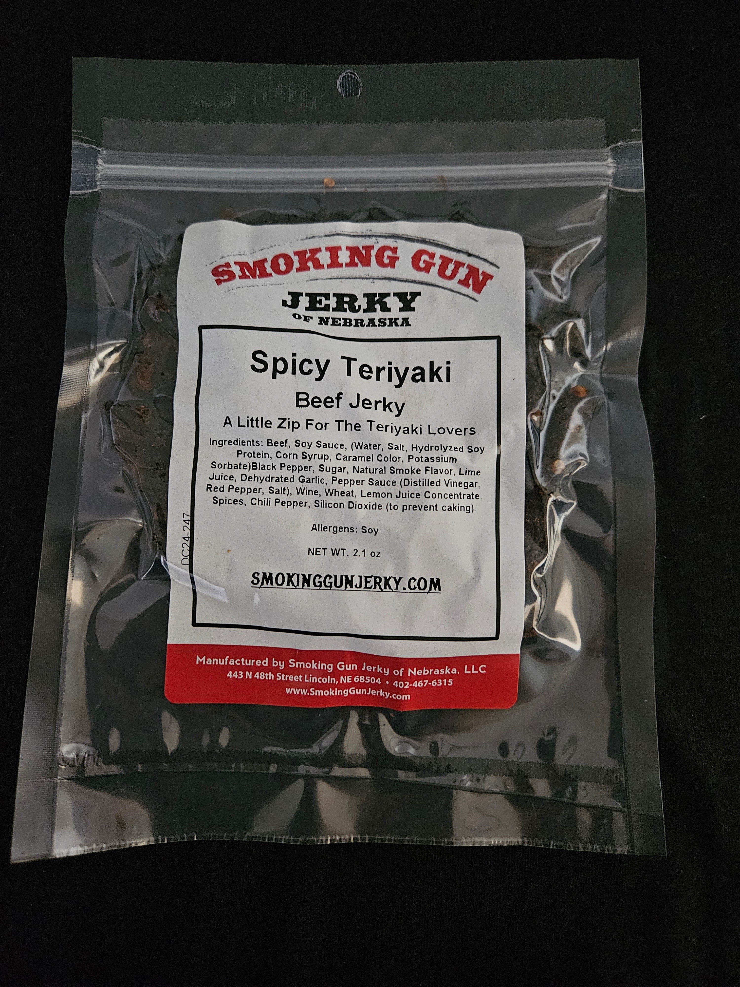 Spicy Teriyaki Beef Jerky – Smoking Gun Jerky of Nebraska