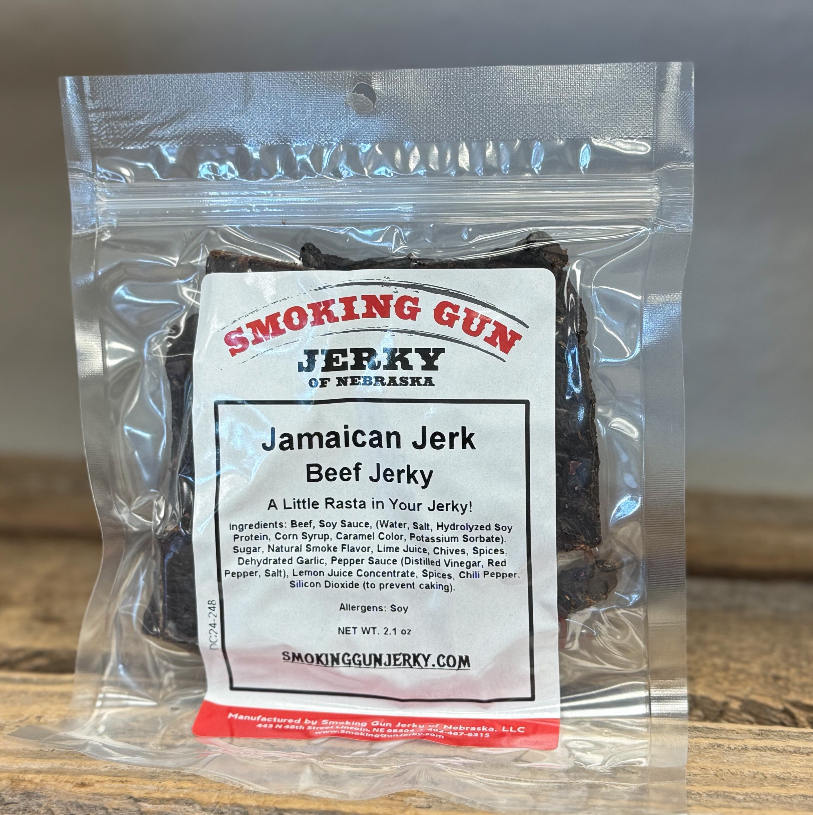 Jamaican Jerk Beef Jerky – Smoking Gun Jerky of Nebraska